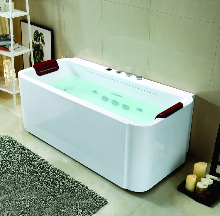 Jaccuzi Acrylic Free Standing Massage Hydromassage Cheap Bathtub _on ...